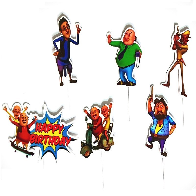 #1 Cartoon Birthday Cake Topper For Kids Birthday Party – BAKINGTIMES